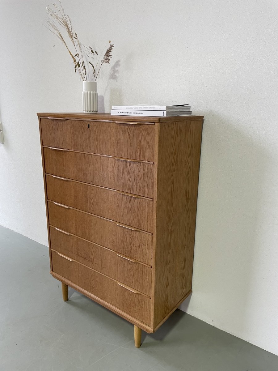 Deense ladekast eik 6* – LOUI.STORE